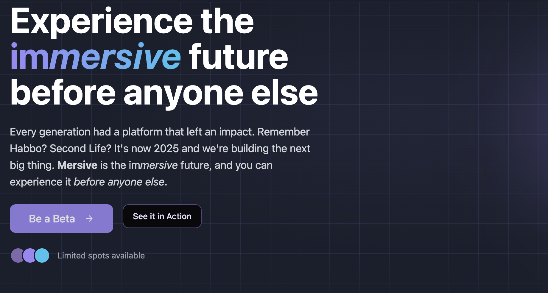 Mersive - The Immersive Future